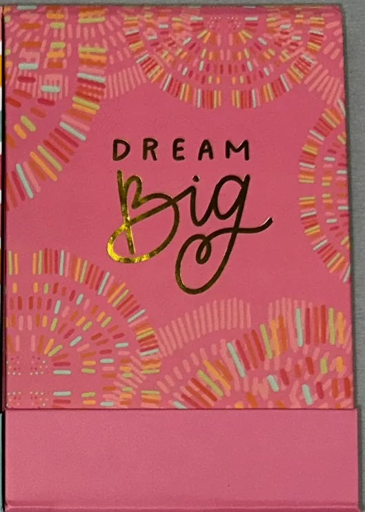 "Dream Big" Flip Cover Notepad by Mary Square – Summer’s Market Floral ...