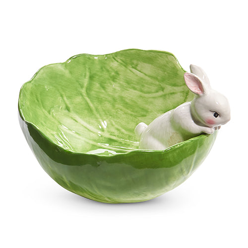 Cabbage Bunny Rabbit Bowl – Summer’s Market Floral & Home Decor