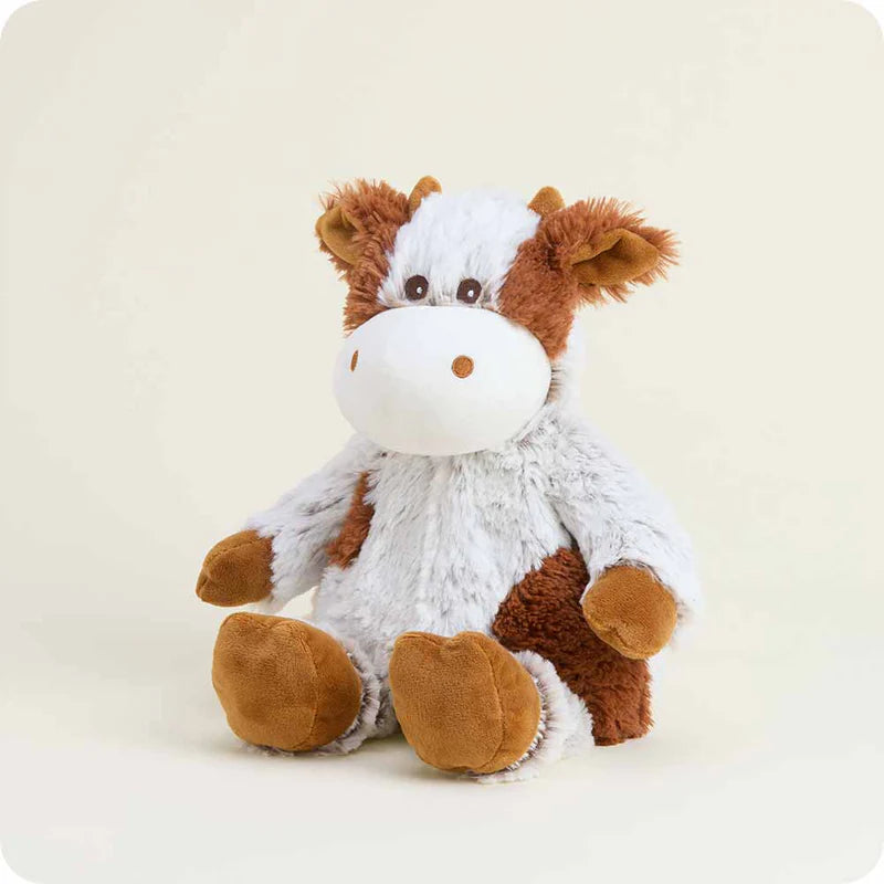 Warmies Stuffed Animal, Cinnamon Latte Cow by Intelex – Summer’s Market ...