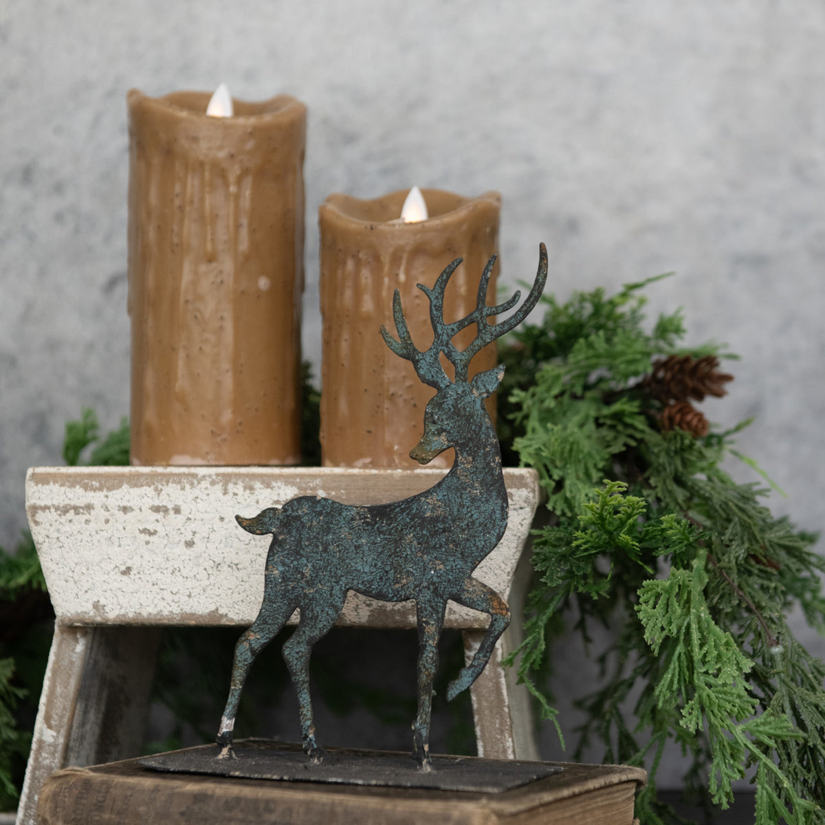 8" Tabletop Metal Deer Figure – Summer’s Market Floral & Home Decor