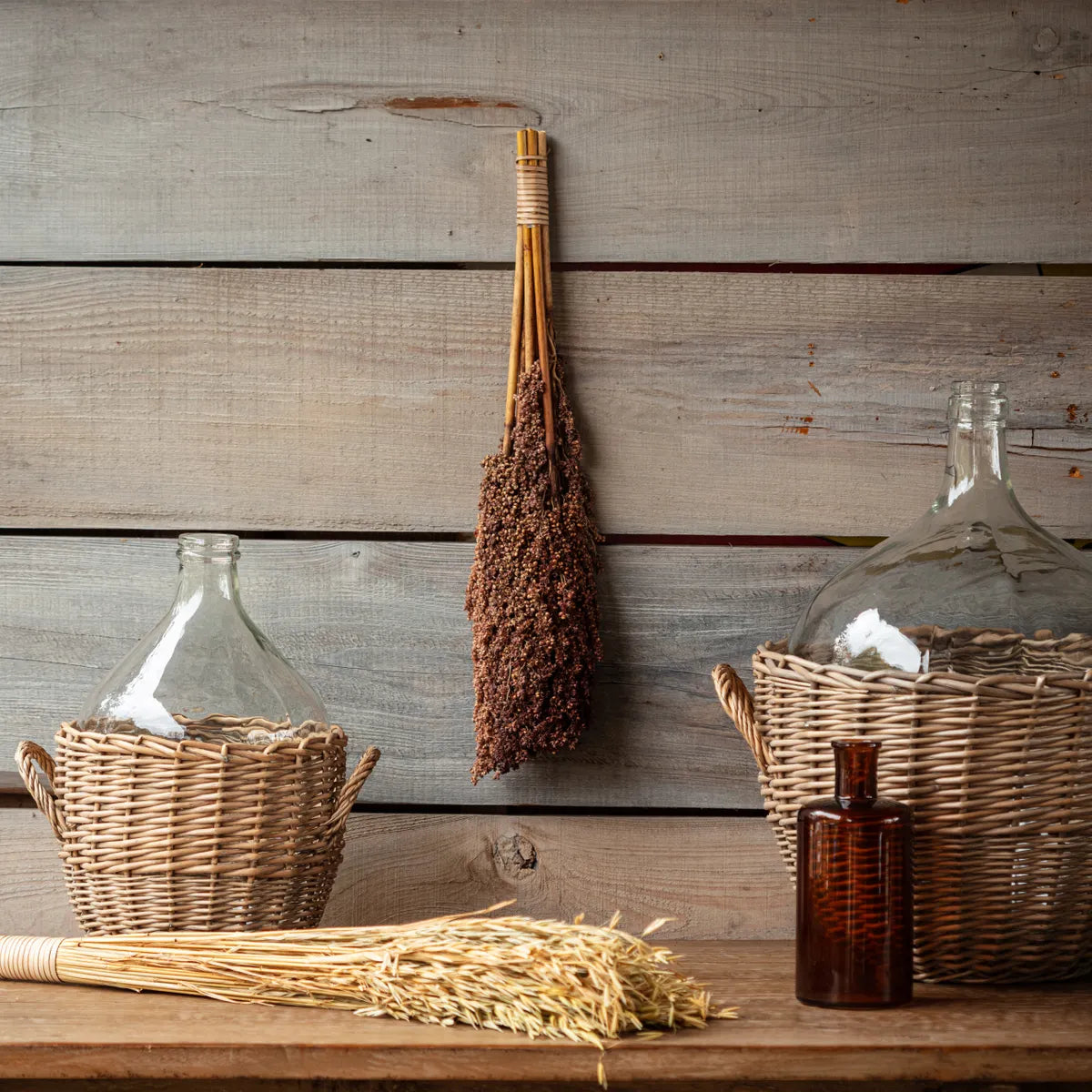 Dried Broom Corn Stem Bunch by Porch View Home (Pick Up Only) – Summer ...