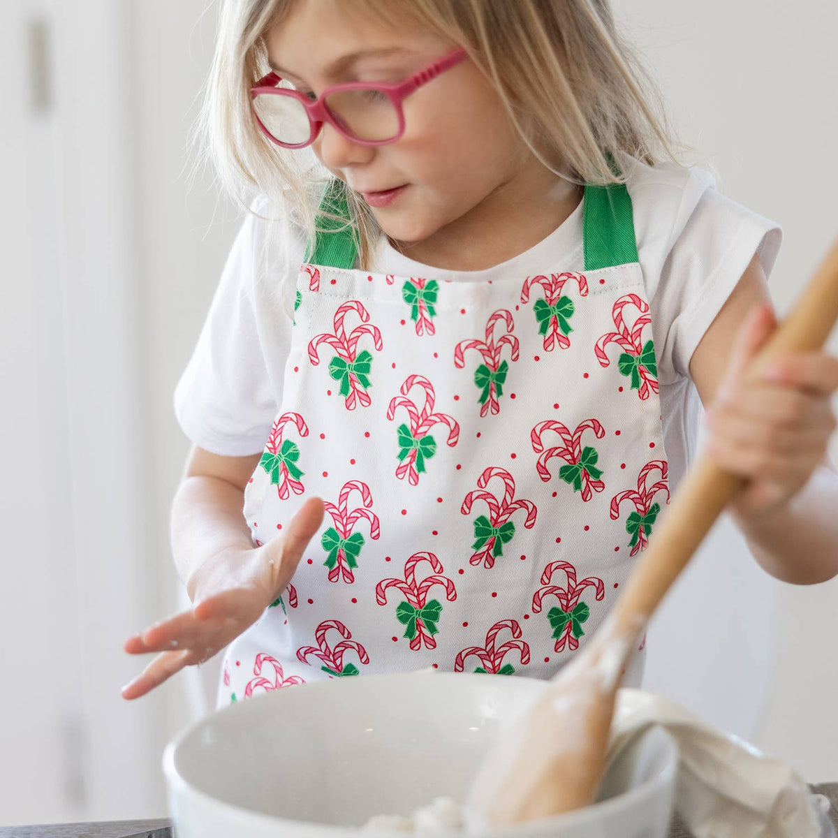 Christmas Candy Cane Apron, Child Size – Summer’s Market Floral & Home ...