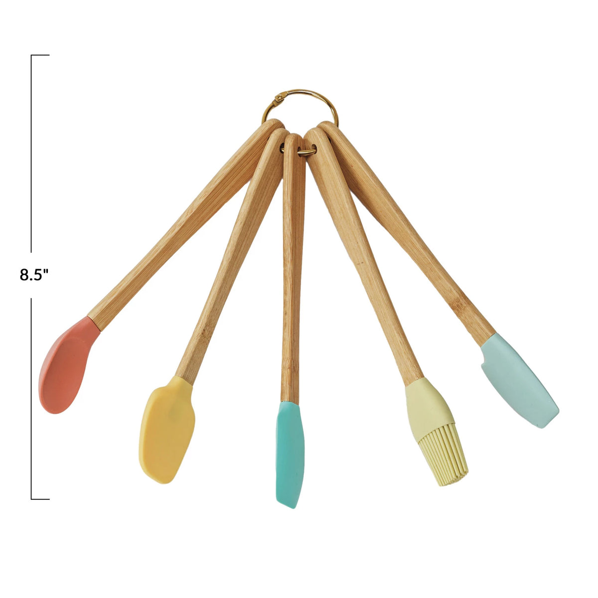 Mini Kitchen Utensil 5-Piece Set, Bright Multi Color – Summer’s Market ...