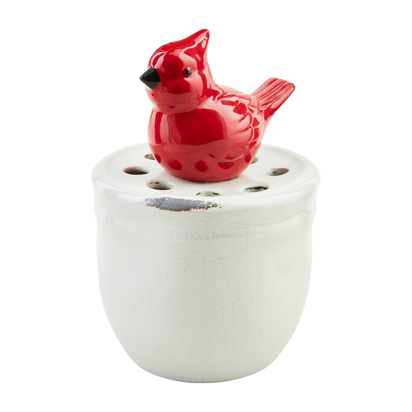 Red Cardinal Bird Stem Vase by Mud Pie – Summer’s Market Floral & Home ...