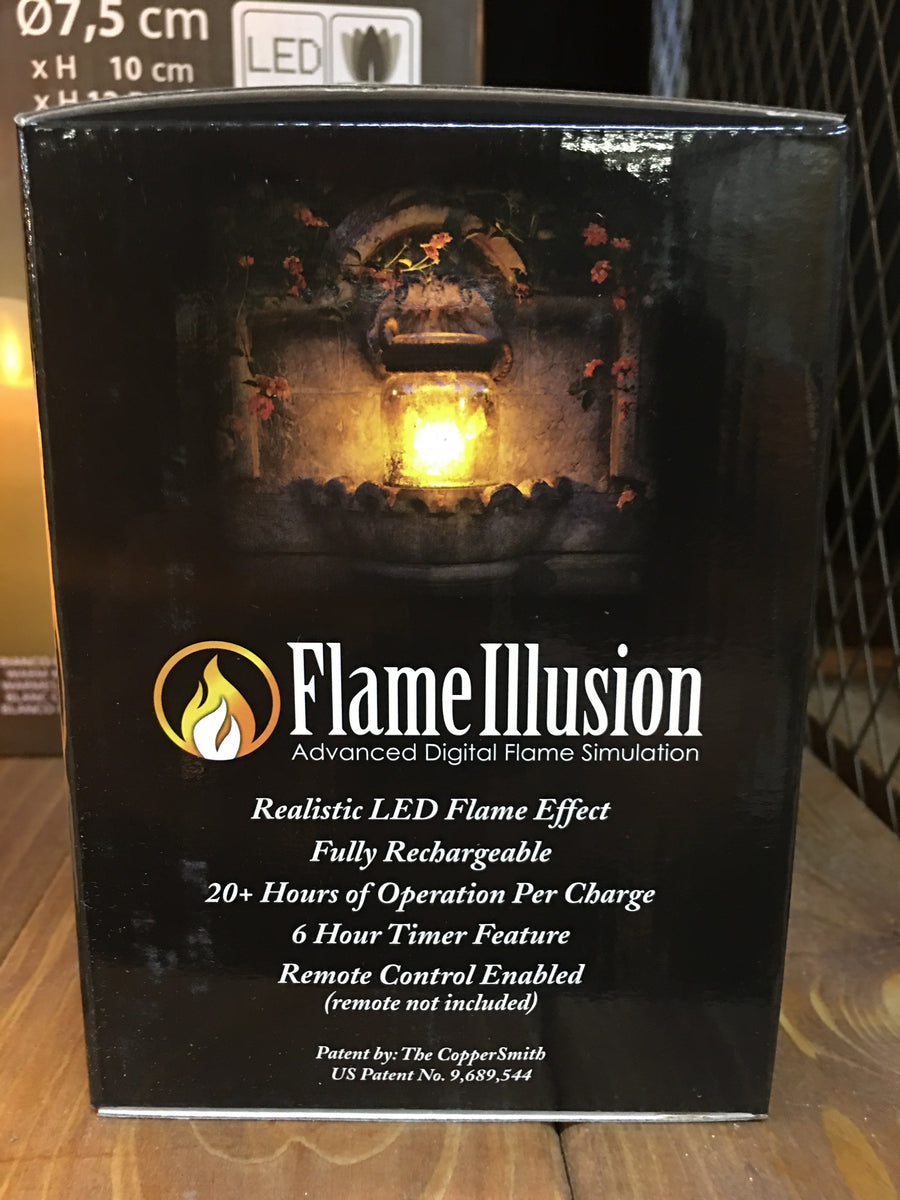 Flame Illusion Rechargeable Candle, 4.5" by The Light Garden – Summer’s ...